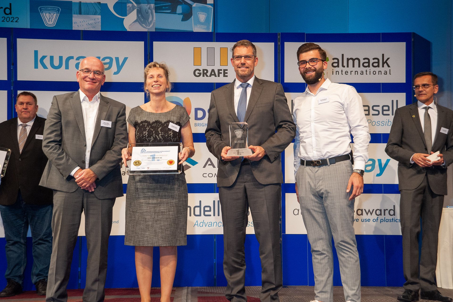 EMS-GRIVORY with three first places among the award winners at the SPE Automotive Award Night!